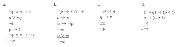 Solved Use the rules of inference to deduce the conclusion | Chegg.com