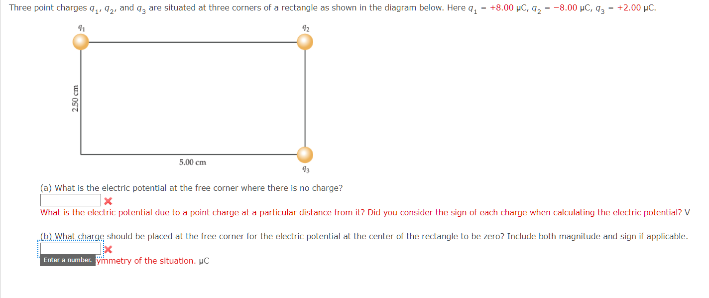 Solved Three point charges q1,q2, ﻿and q3 ﻿are situated at | Chegg.com