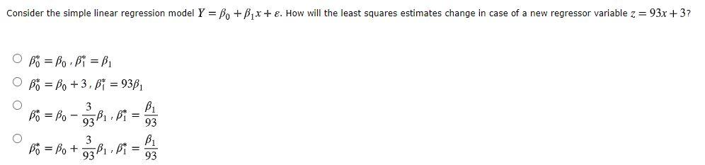 Solved Consider the simple linear regression model Y = Bo + | Chegg.com