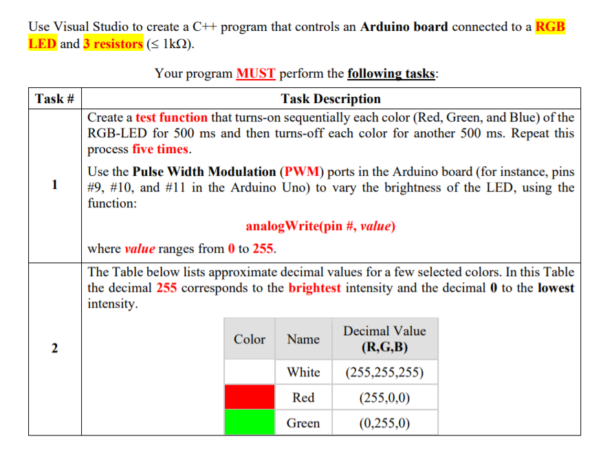 Solved Use Visual Studio to create a C++ program that | Chegg.com