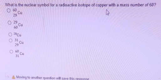 Solved What is the nuclear symbol for a radioactive isotope | Chegg.com