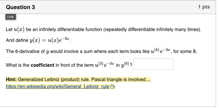 Solved Let U X Be An Infinitely Differentiable Function