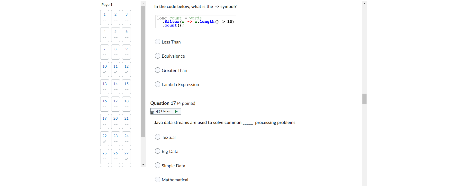 Solved Difference between Data Streams and Data Collections | Chegg.com