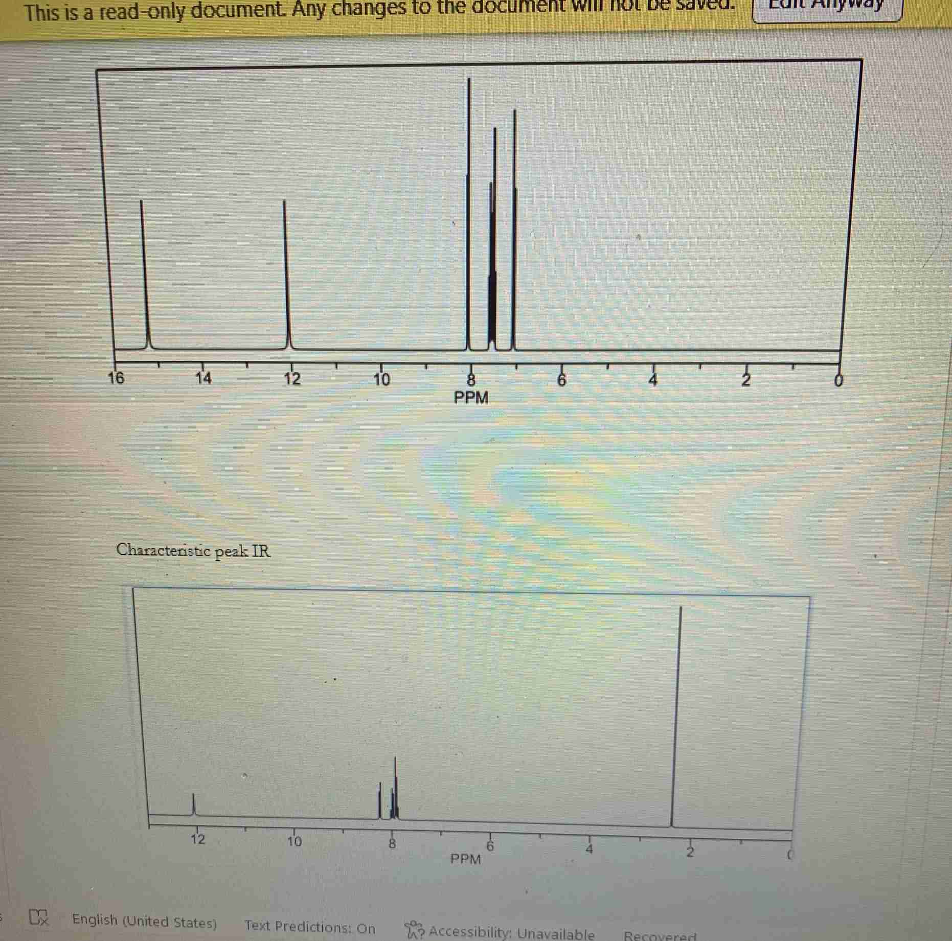 Label NMR spectra. Label C-H, ﻿O-H, ﻿C-O, ﻿and C=O | Chegg.com