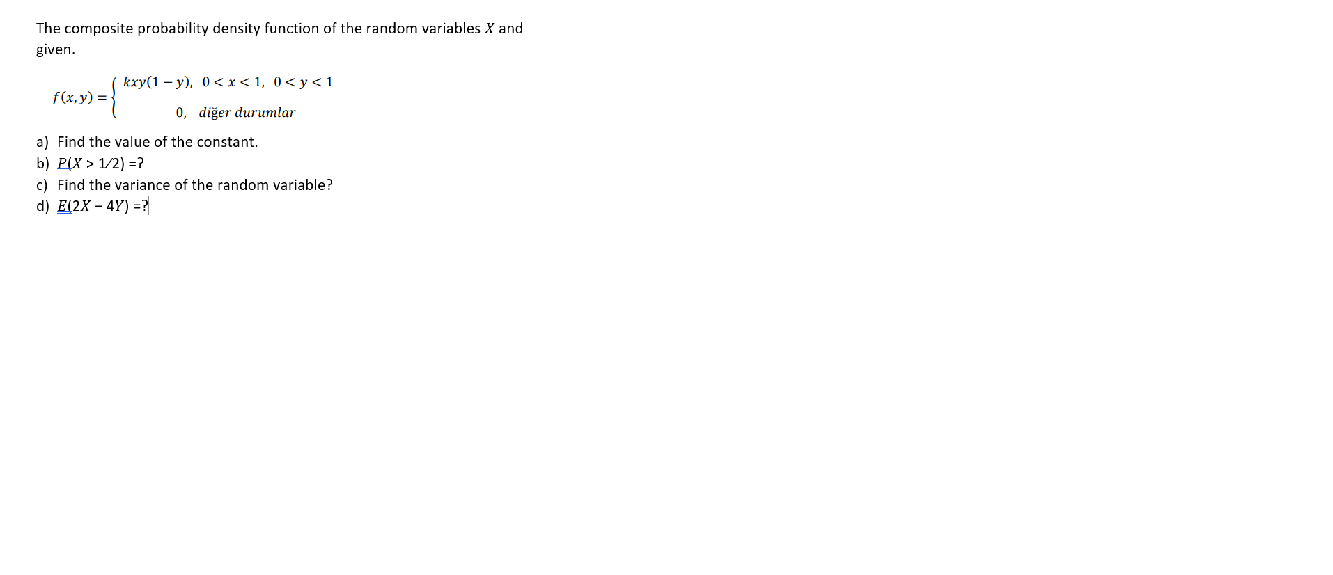 Solved The composite probability density function of the | Chegg.com