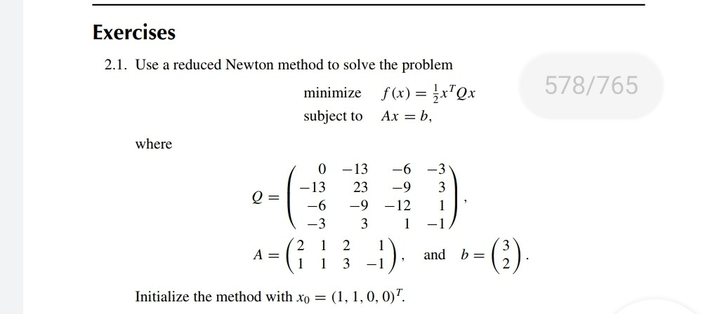 Exercises 2.1. Use a reduced Newton method to solve | Chegg.com