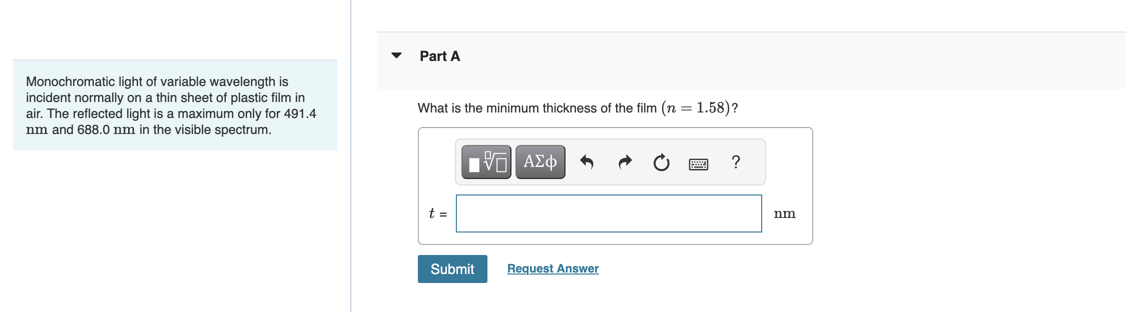 Solved Monochromatic light of variable wavelength is | Chegg.com