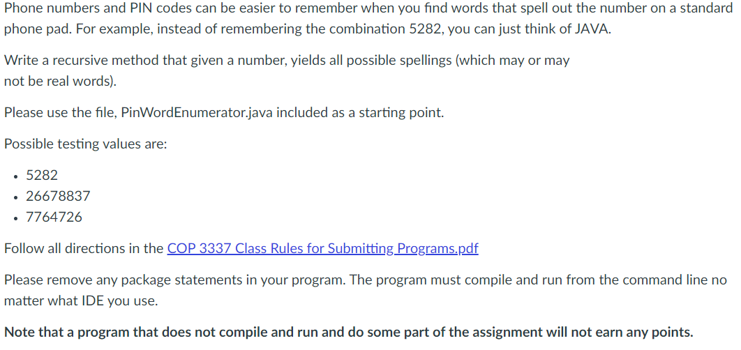 Solved Phone numbers and PIN codes can be easier to remember | Chegg.com