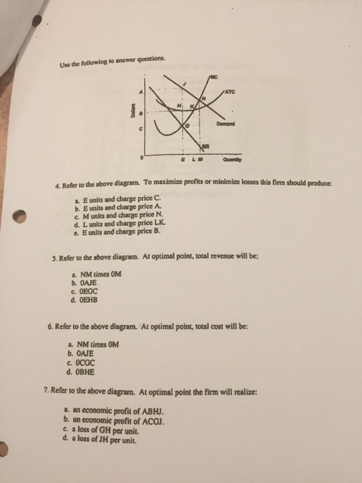 Solved Use the following to answer questions. Refer the | Chegg.com
