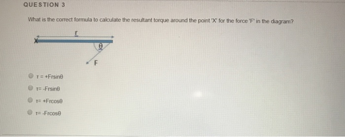 Solved QUESTION 3 What is the correct formula to calculate | Chegg.com