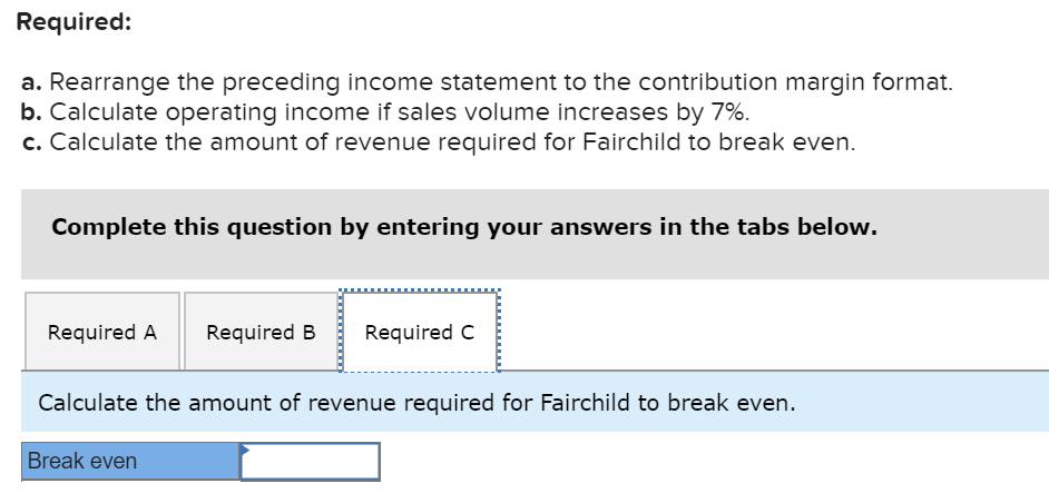 Solved Problem 12-24 (Algo) Prepare a contribution margin | Chegg.com