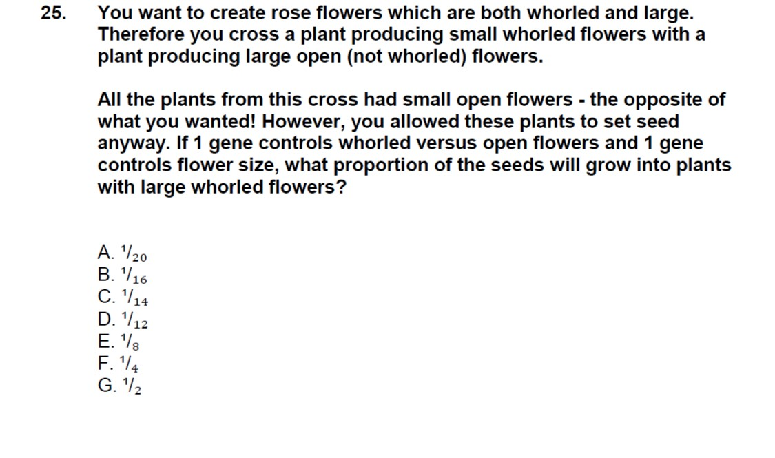 Solved You want to create rose flowers which are both | Chegg.com