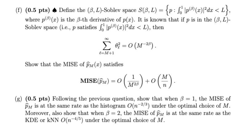3. Let X1, . , Xn~p, where p is a 1D density function | Chegg.com