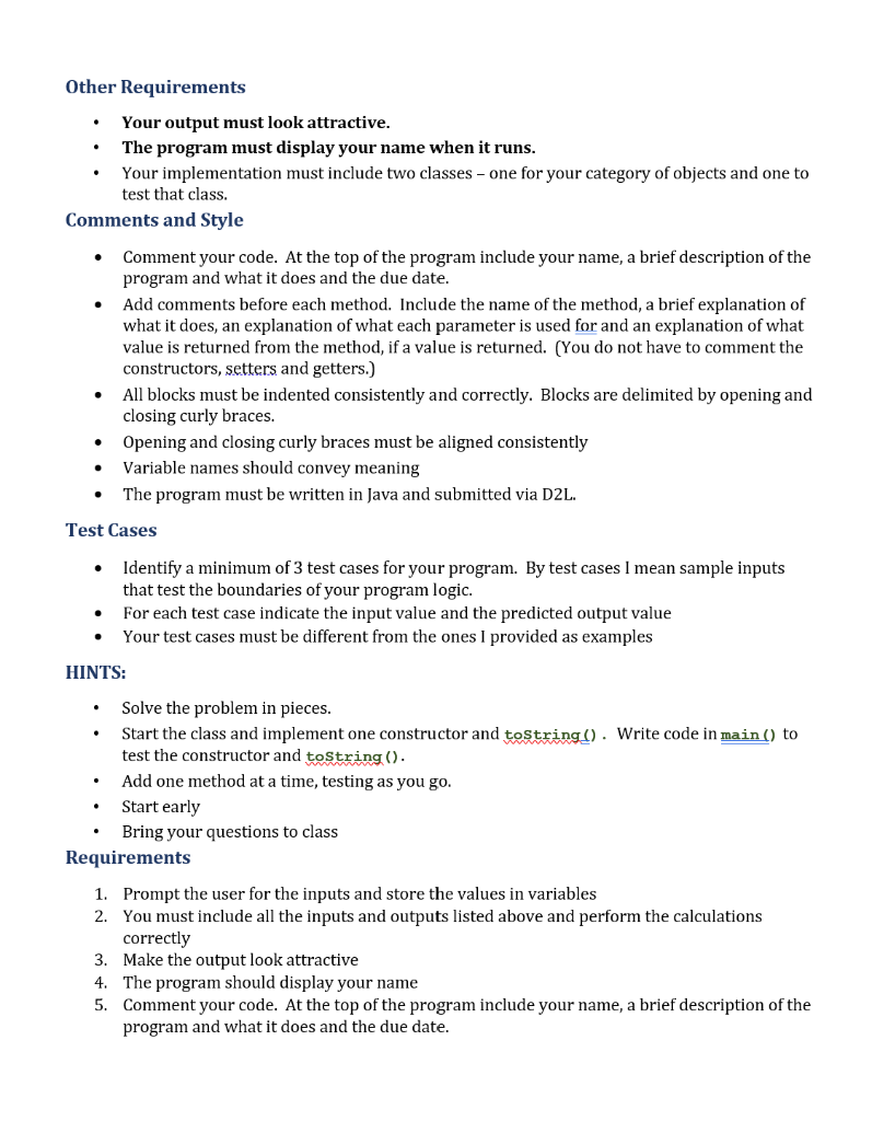 Solved Problem Description: Think of a category of objects | Chegg.com