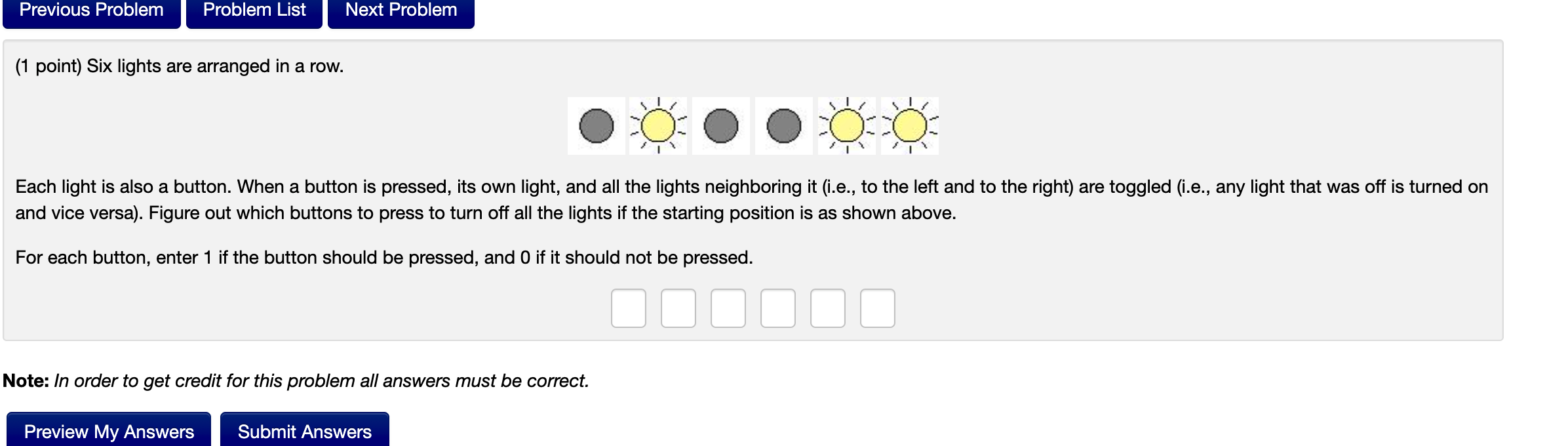 Solved Previous Problem Problem List Next Problem (1 point) | Chegg.com
