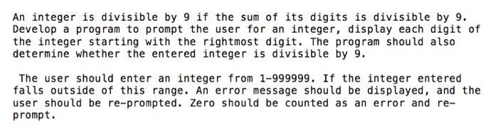 Solved An Integer Is Divisible By 9 If The Sum Of Its Digits 0062