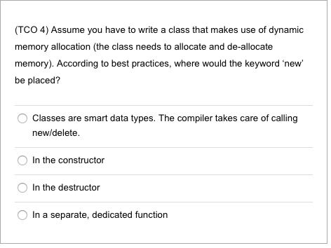 Solved (TCO 4) Given the following definitions and | Chegg.com