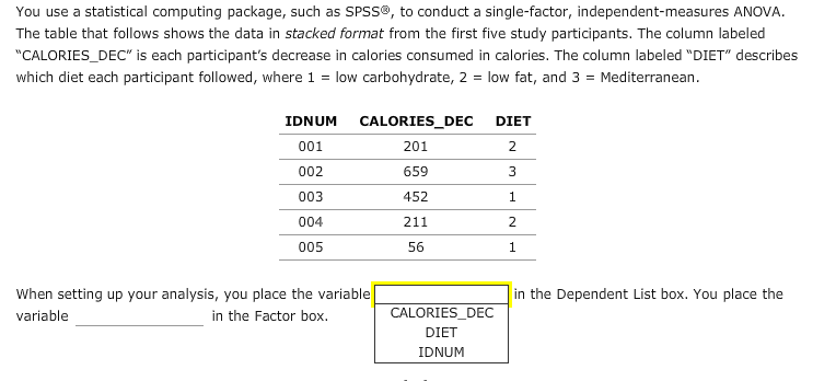 Solved 3. Interpreting statistical software output for a | Chegg.com