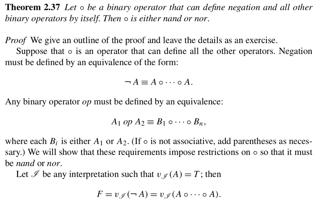 Solved 2.10 Complete the proof that t and can each define | Chegg.com