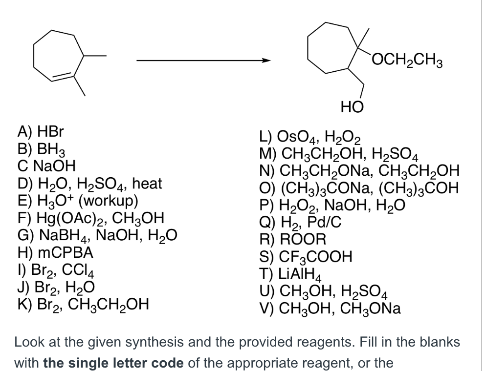 Solved First reagent ﻿will add with ﻿ regioselectivity | Chegg.com