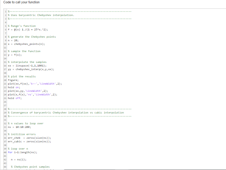 Matlab Coding . Barycentric Interpolation. There is a | Chegg.com