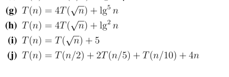 Solved Give Asymptotic Upper And Lower Bounds For T N In