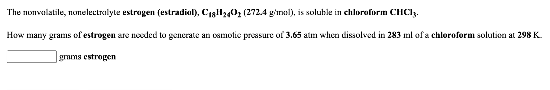 Solved The nonvolatile, nonelectrolyte glucose, C6H12O6 | Chegg.com