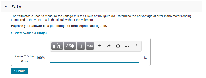 Solved The voltmeter shown in (Figure 1) has a full-scale | Chegg.com
