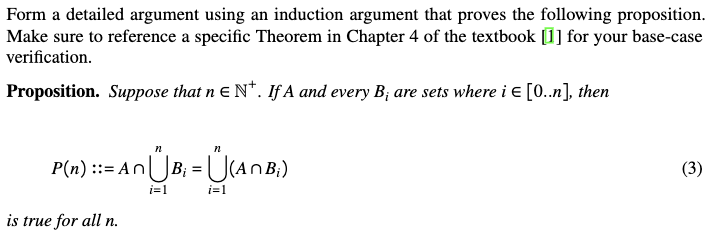 Solved Form a detailed argument using an induction argument | Chegg.com