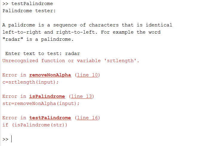 Solved I am having trouble getting my code for identifying | Chegg.com
