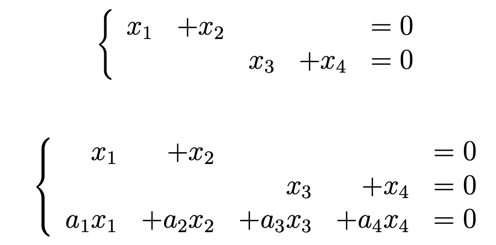 Find numbers a1, a2, a3, a4 ∈ R such that with groups | Chegg.com
