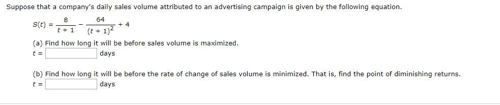 Solved Suppose that a company's daily sales volume | Chegg.com