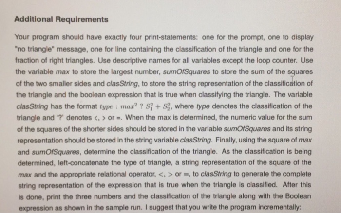Solved Using Decision Statements Learning Objectives 1. More | Chegg.com