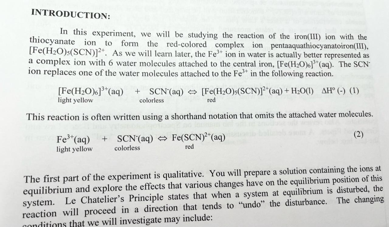 Solved INTRODUCTION: In this experiment, we will be studying | Chegg.com