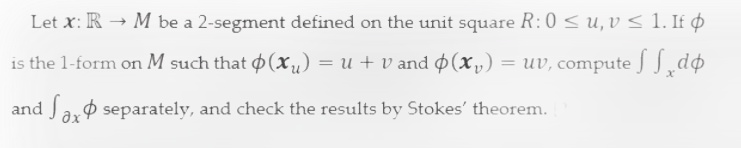Solved Let x:R→M be a 2-segment defined on the unit square | Chegg.com