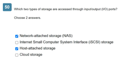 Solved Which two types of storage are accessed through | Chegg.com