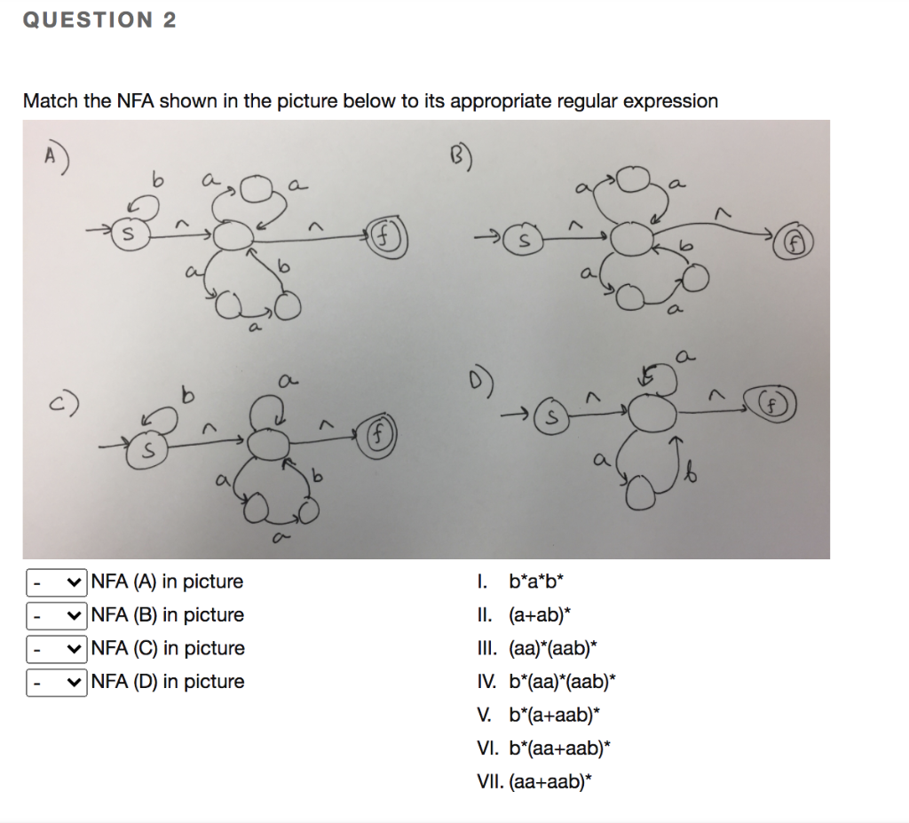 Solved QUESTION 1 Goal is to design a DFA to accept the | Chegg.com