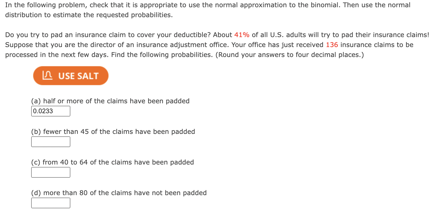 Solved In the following problem, check that it is | Chegg.com