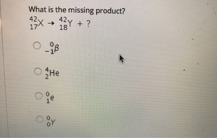Solved What is the missing product? 42 18 17 4 2 0 | Chegg.com
