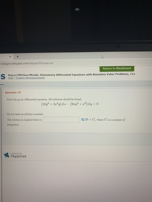 Solved /edugen.wi gen/lti/main.uni Return to Blackboard | Chegg.com