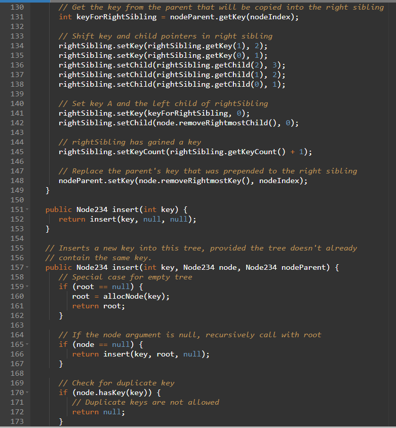 Solved In this lab, the Tree234 class is extended to support | Chegg.com