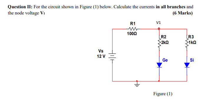 Solved Consider it as a normal diode, and please assume | Chegg.com