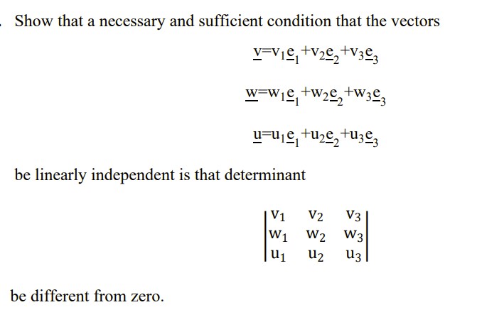 Solved Show that a necessary and sufficient condition that | Chegg.com