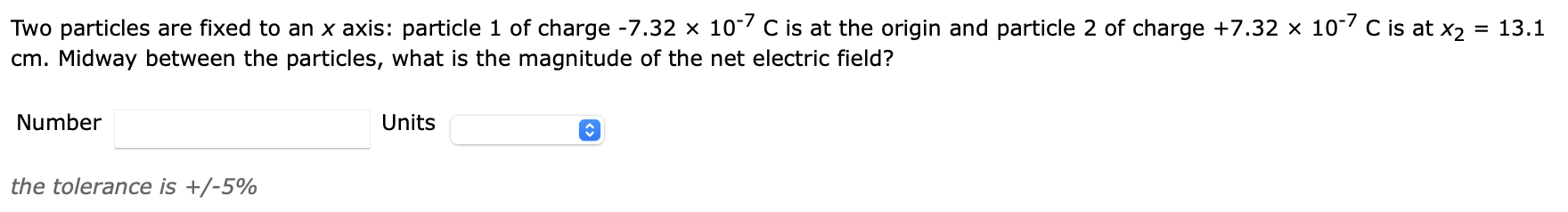 Solved Two particles are fixed to an x axis: particle 1 of | Chegg.com