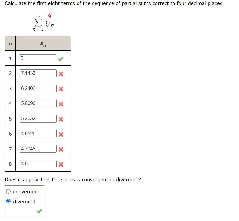 Solved Calculate the first eight terms of the sequence of | Chegg.com