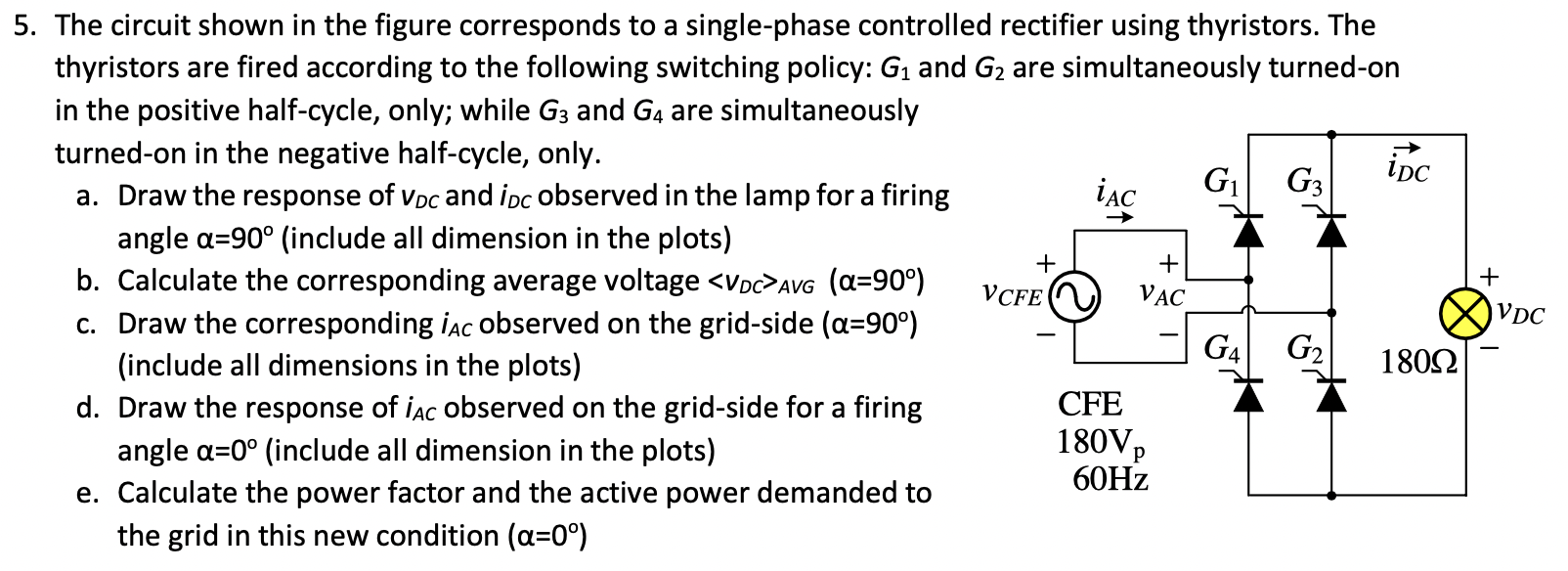Solved G1 G3 + + 5. The circuit shown in the figure | Chegg.com