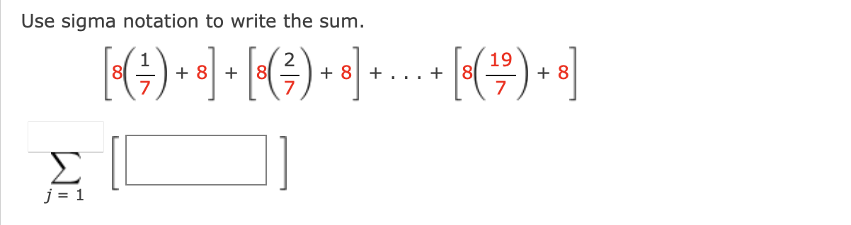 Solved Use sigma notation to write the sum. | Chegg.com