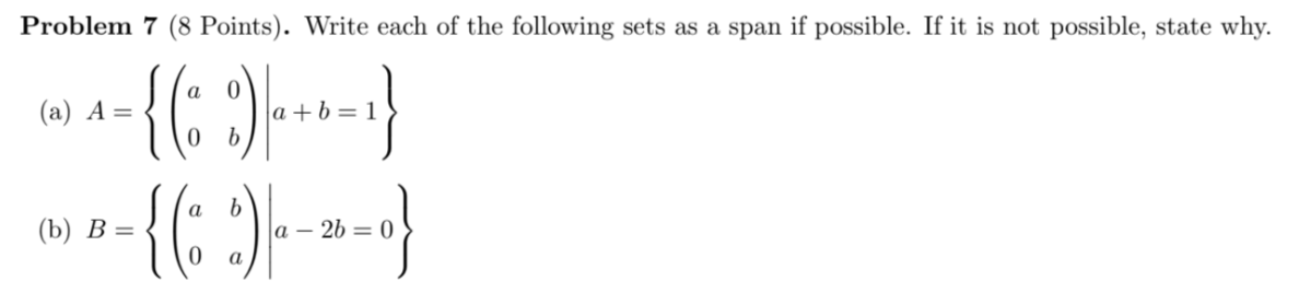 Solved Problem 7 (8 Points). Write each of the following | Chegg.com
