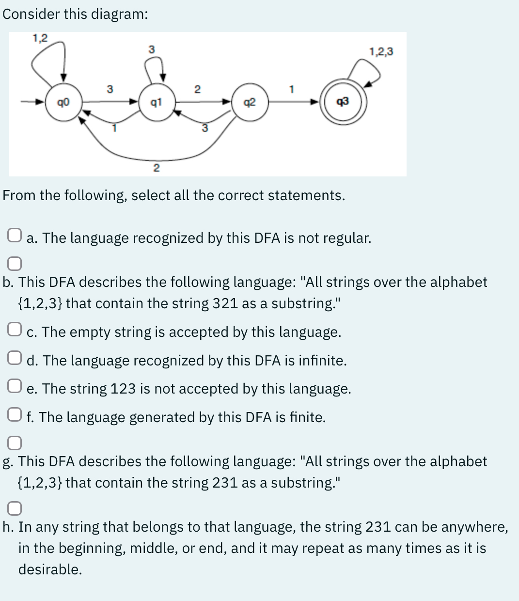 Solved Consider this diagram: From the following, select all | Chegg.com