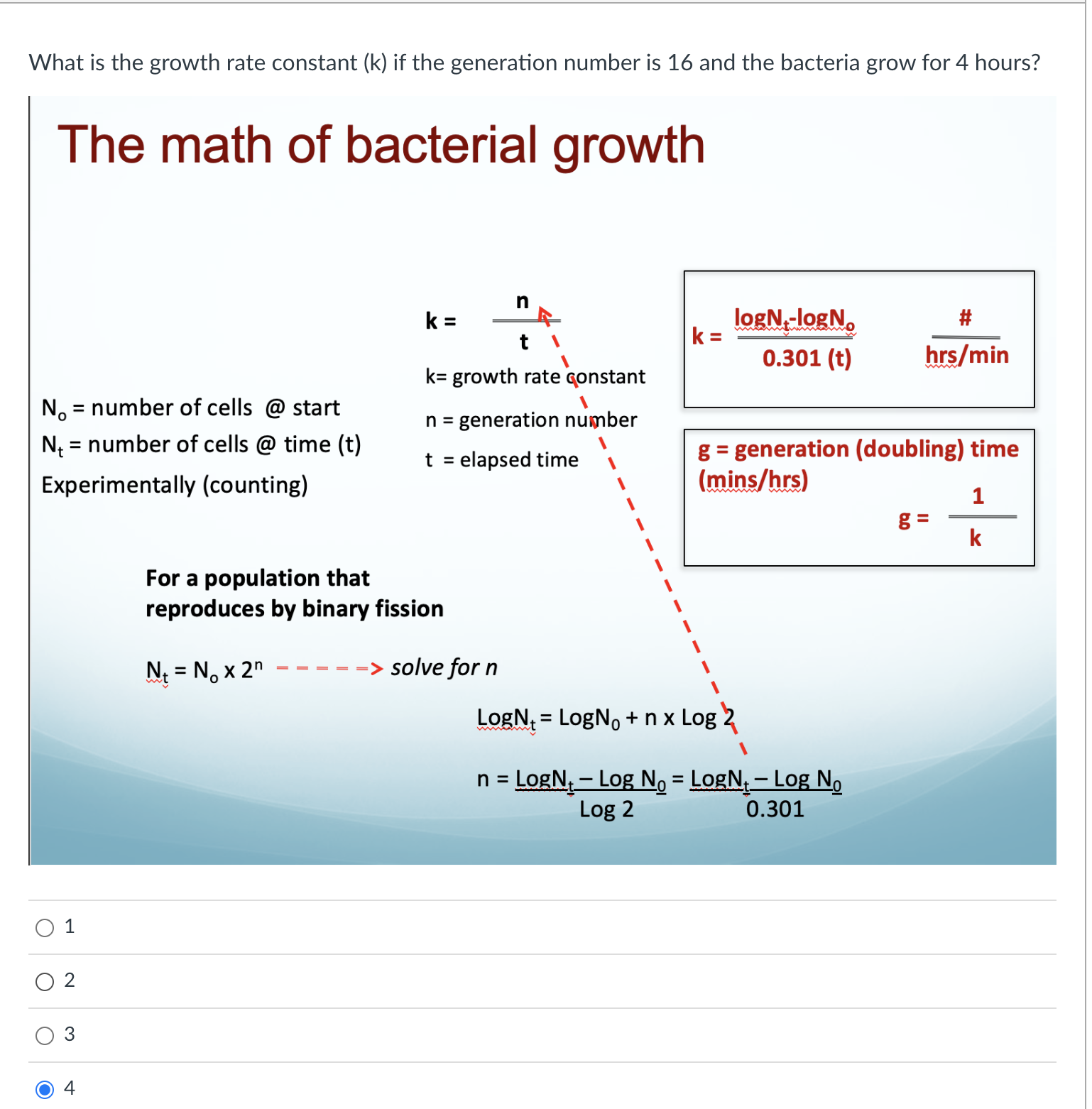 Solved A bacterial population increases from 10,000 to | Chegg.com